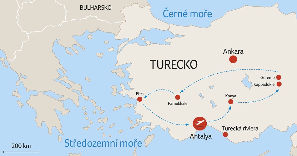 Okruh Tureckem (Léto 2018) • Turecká riviéra • Turecko • CK Blue Style